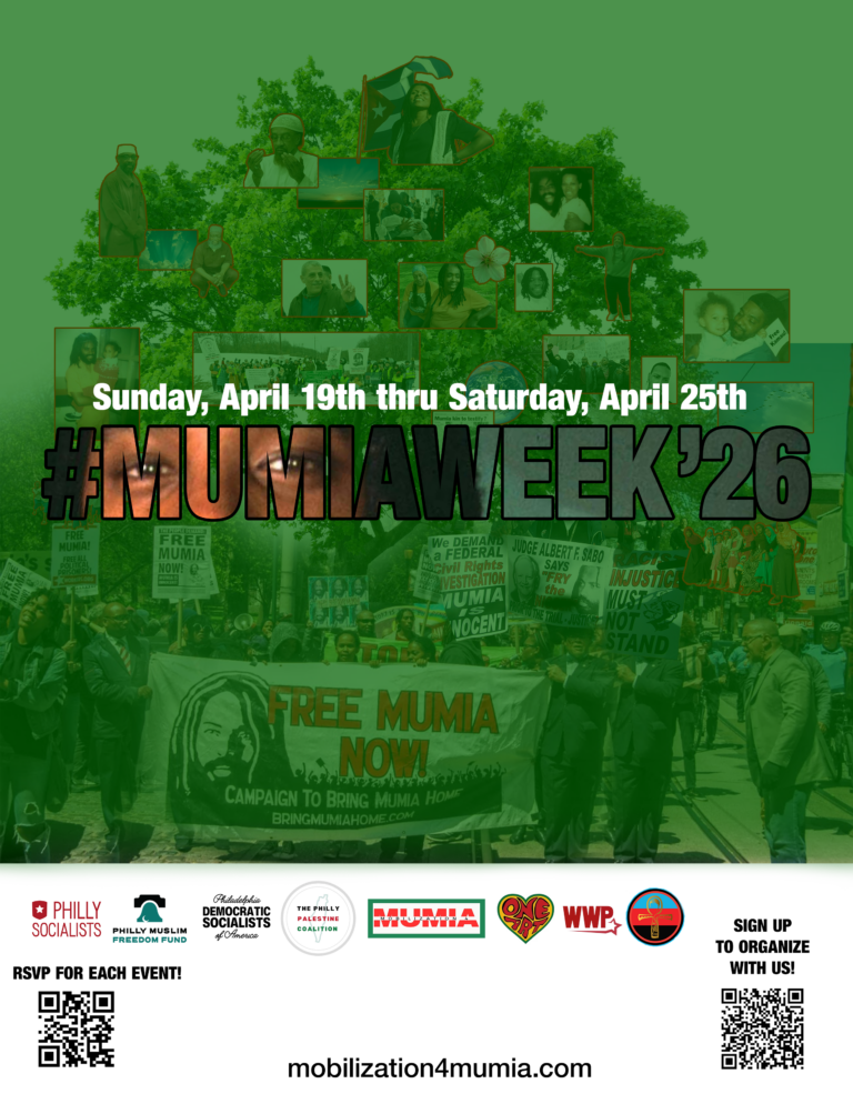 APR 2026: MUMIA’S 72nd BIRTHDAY WEEK EVENTS – Free Mumia